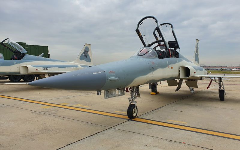 การเมือง - ทอ.โชว์เปิดตัวเครื่องบินF-5 TH อัพเกรดทันสมัยเทียบชั้นกริพเพน